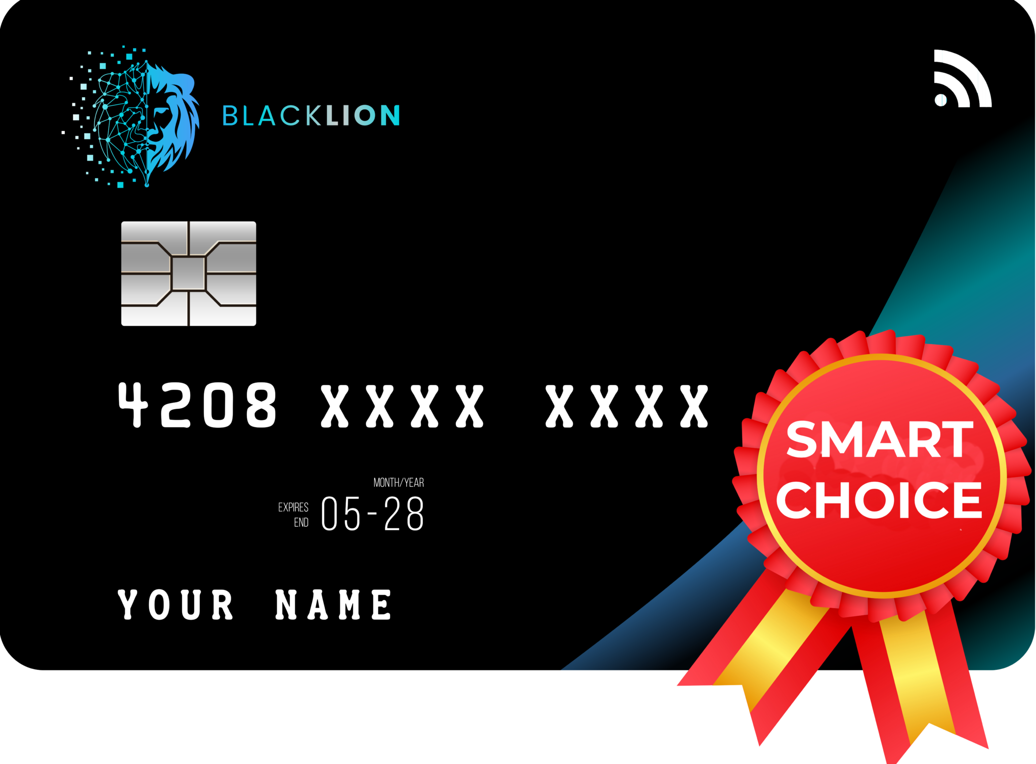 Card - Black Lion Card